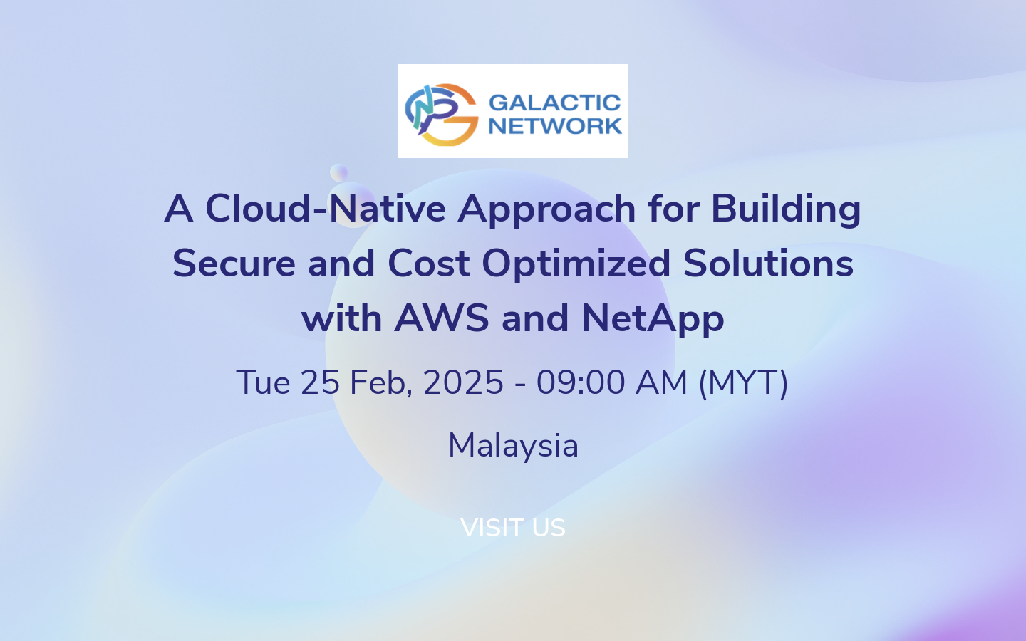 A Cloud-Native Approach for Building Secure and Cost Optimized Solutions with AWS and NetApp
